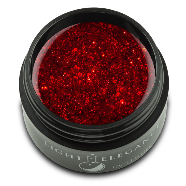 Little Red Sled Glitter Gel UV/LED | Light Elegance | Queen V Glamorous ...
