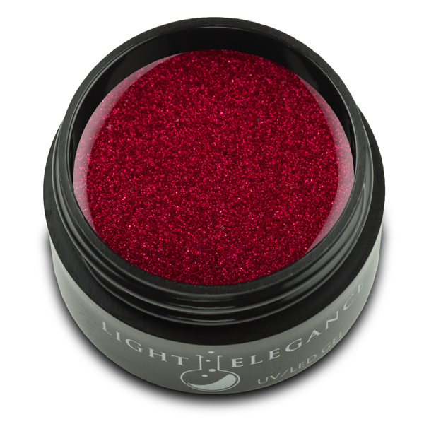 Ruby Red Glitter Gel UV/LED | Light Elegance | Queen V Glamorous ...
